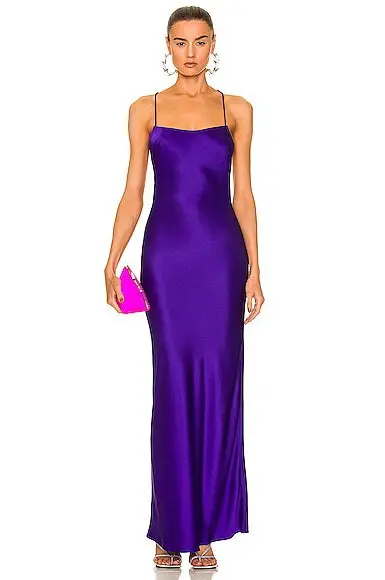 SIMONMILLER Kizo Dress In Purple