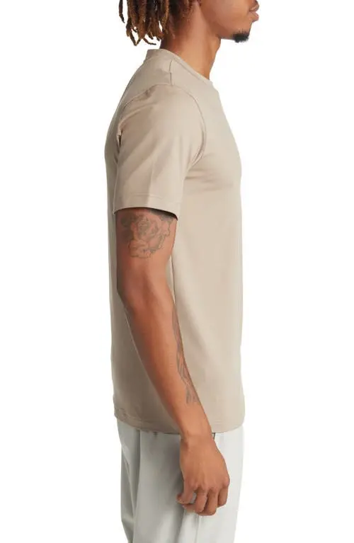 Alo Yoga Conquer Reform Performance Crewneck T-Shirt - Gravel