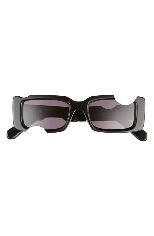 Off-White Rectangular Sunglasses - Black