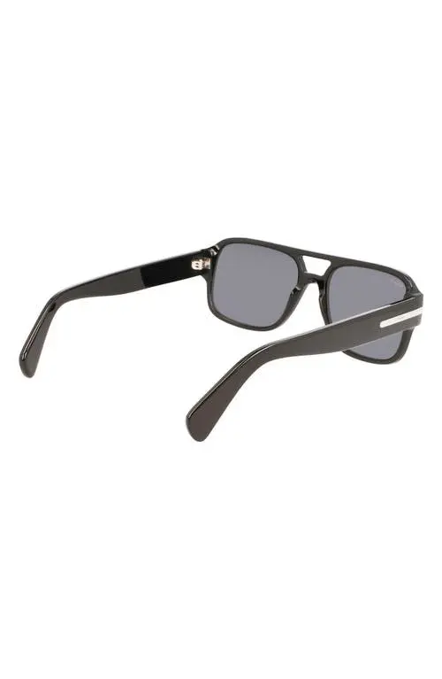 FERRAGAMO Rectangular Navigator Sunglasses