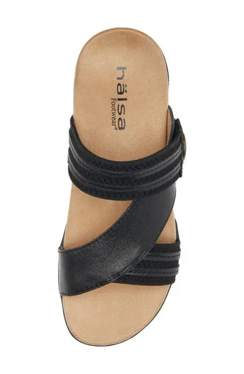 HALSA FOOTWEAR Desiree Sandal - Black