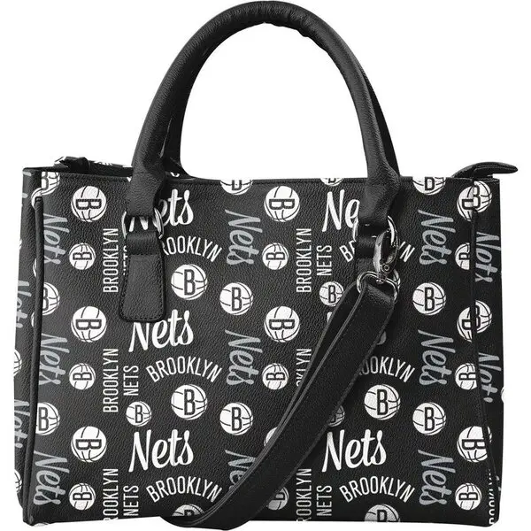 FOCO Brooklyn Nets Repeat Brooklyn Tote - Black