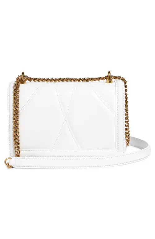 Dolce & Gabbana Devotion Lambskin Crossbody Bag - Optical White
