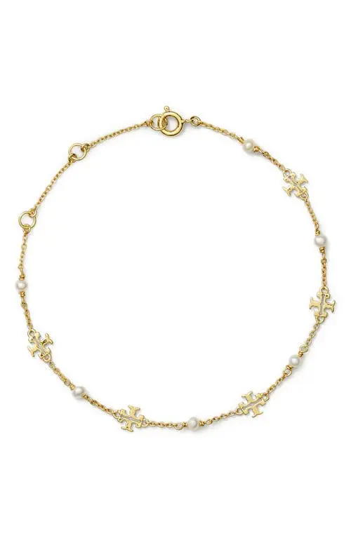 Tory Burch Delicate Moondance Pearl Bracelet - Tory Gold/pearl
