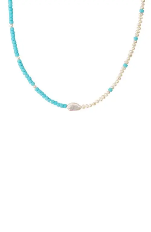 Ettika Genuine Pearl And Bead Necklace