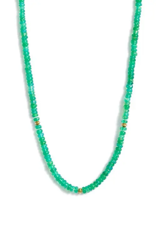 Anzie Boheme Opal Beaded Necklace - Green Opal