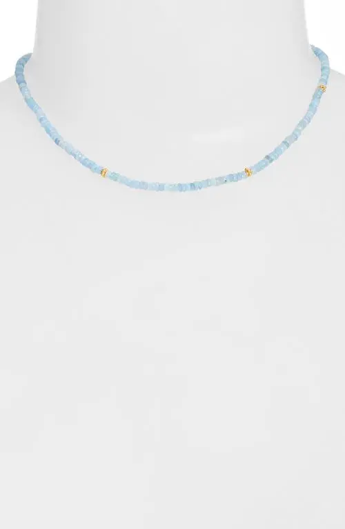 Anzie Boheme Opal Beaded Necklace - Lavender Opal