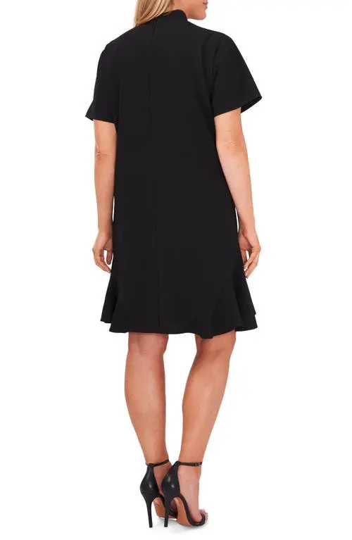 CECE DUPRAZ Bow A-line Dress - Rich Black