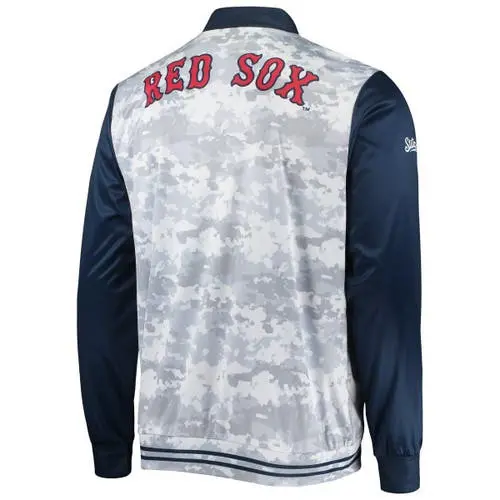 STITCHES Boston Red Sox Camo Full-zip Jacket