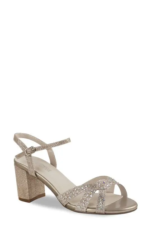 TOUCH UPS Ivy Ankle Strap Sandal - Champagne