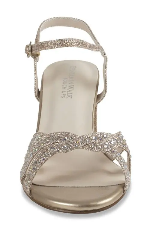 TOUCH UPS Ivy Ankle Strap Sandal - Champagne
