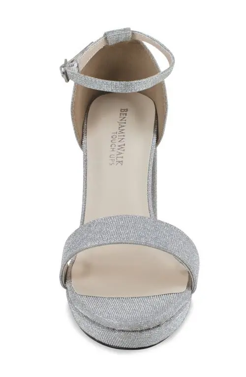 TOUCH UPS Mia Ankle Strap Sandal - Silver