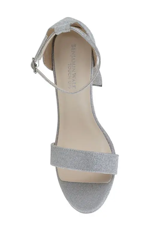 TOUCH UPS Mia Ankle Strap Sandal - Silver