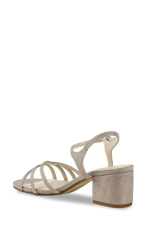 TOUCH UPS Delilah Ankle Strap Sandal - Champagne