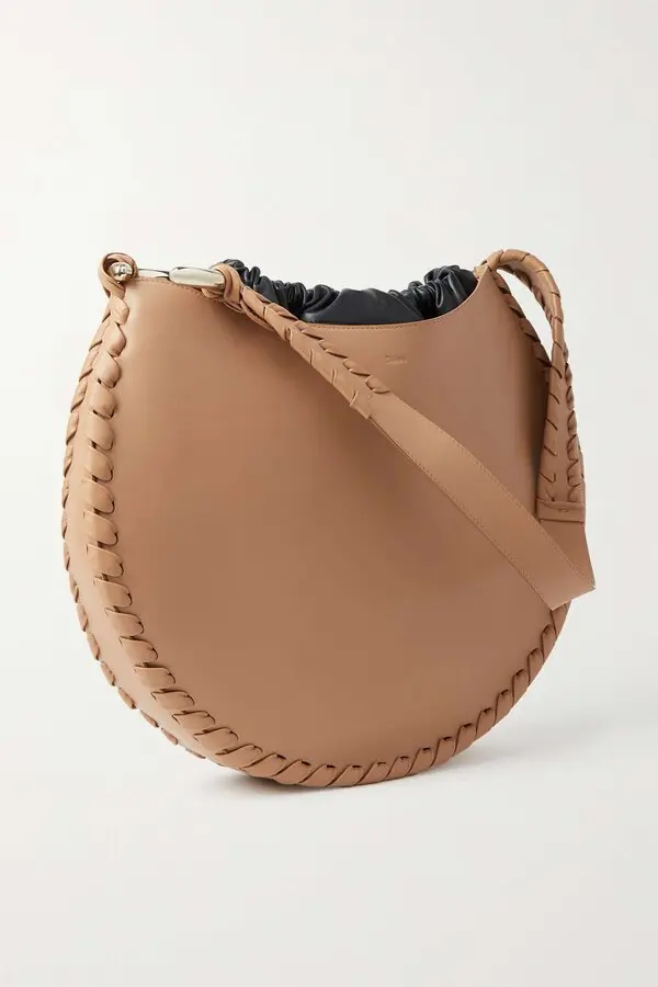 Chloé Mate Large Whipstitched Leather Shoulder Bag