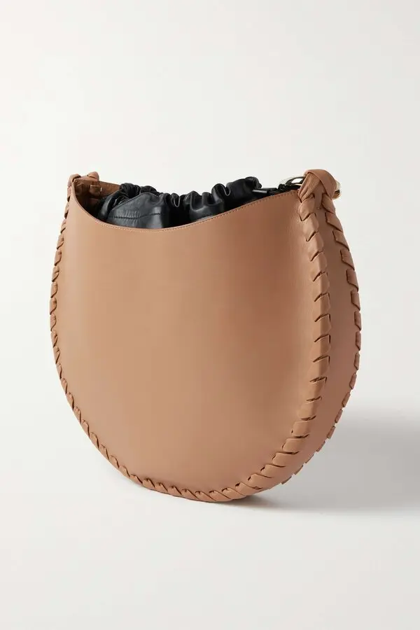 Chloé Mate Large Whipstitched Leather Shoulder Bag
