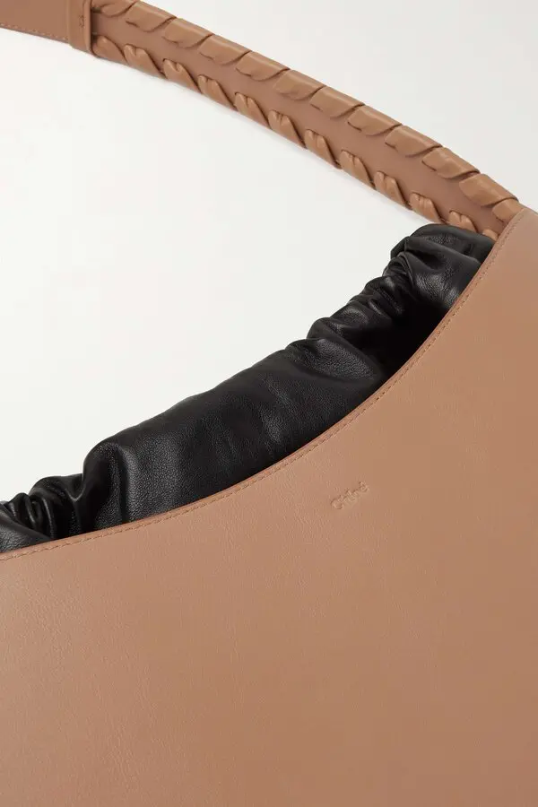 Chloé Mate Large Whipstitched Leather Shoulder Bag