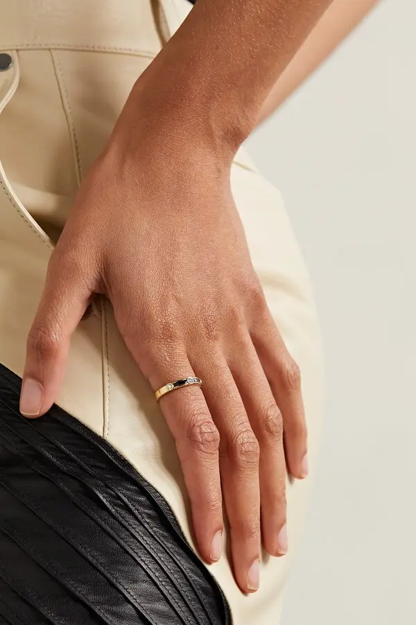 VILTIER Rayon 18-karat Onyx And Diamond Ring