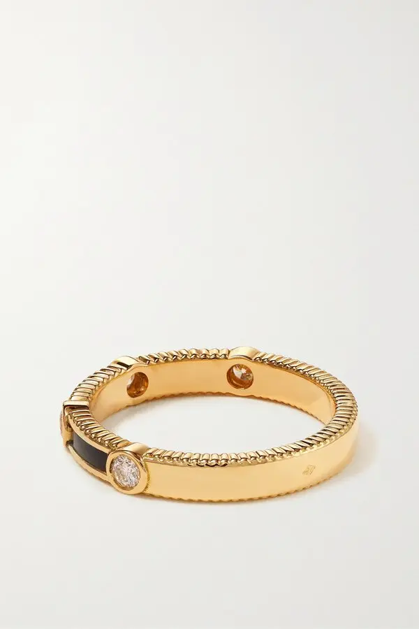 VILTIER Rayon 18-karat Onyx And Diamond Ring