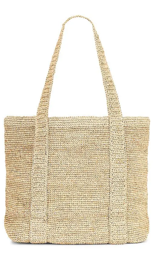 Hat Attack Raffia Traveler Bag