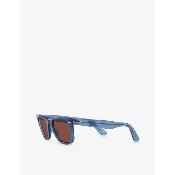 Ray-ban Square-frame Wayfarer Sunglasses - Blue