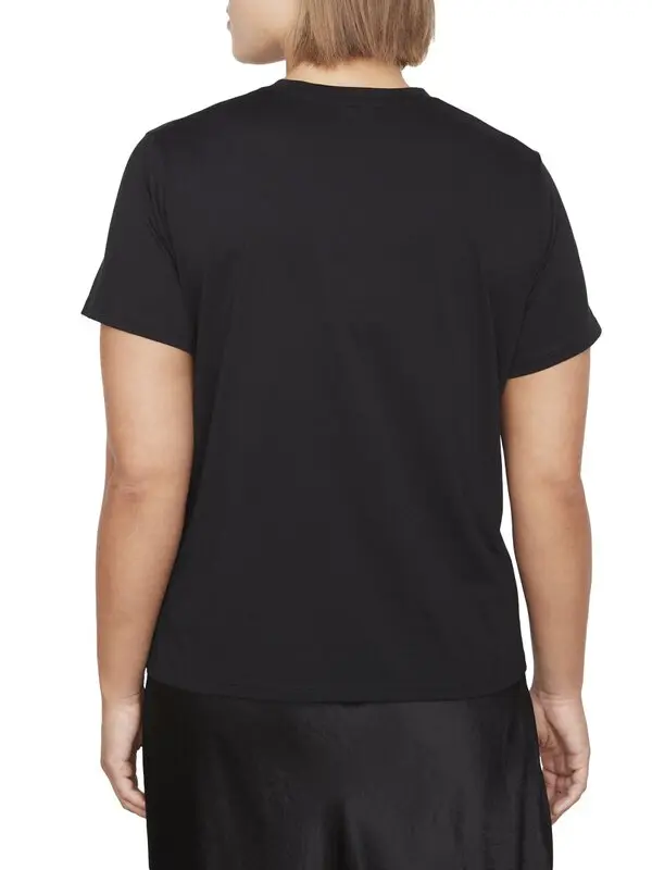 Vince Cotton Crewneck T-shirt - Black