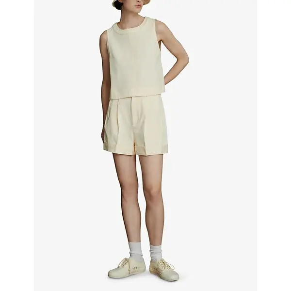 Soeur Pampa Sleeveless Cotton Top - Creme