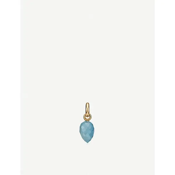 Monica Vinader Fiji Charm - Aquamarine