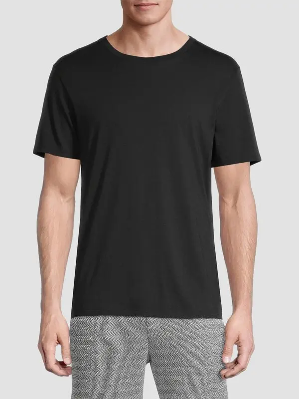 Vince Crewneck Short-sleeve T-shirt - Black