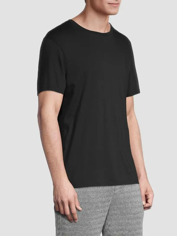 Vince Crewneck Short-sleeve T-shirt - Black