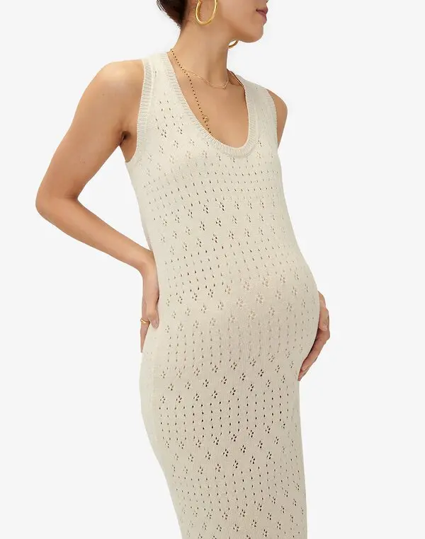 nellie knit dress Nellie Maxi Dress | White | Womens