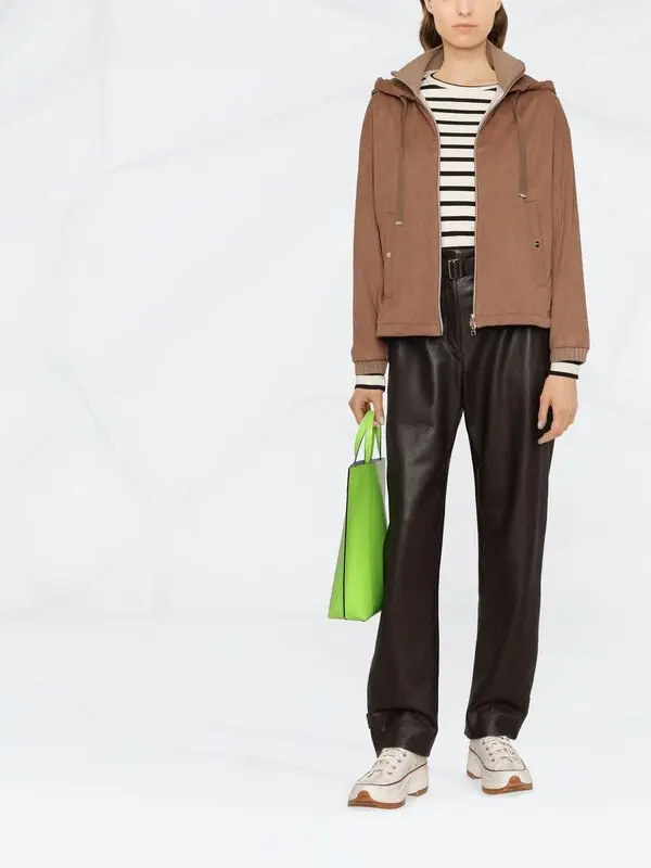 Herno Layered Drawstring Hood Jacket