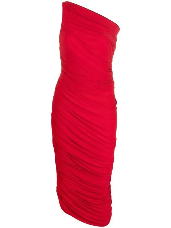 Norma Kamali Diana One-shoulder Dress
