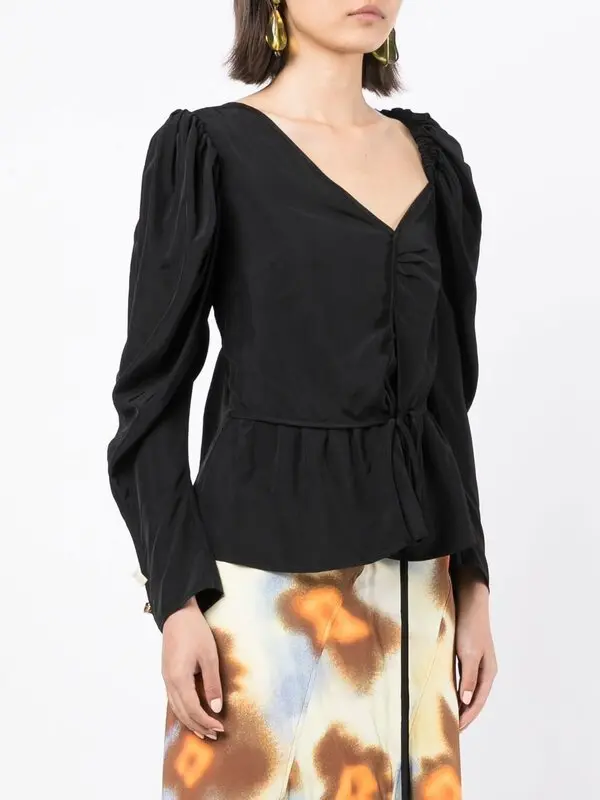 REJINA PYO Fiona Puff-sleeve Blouse