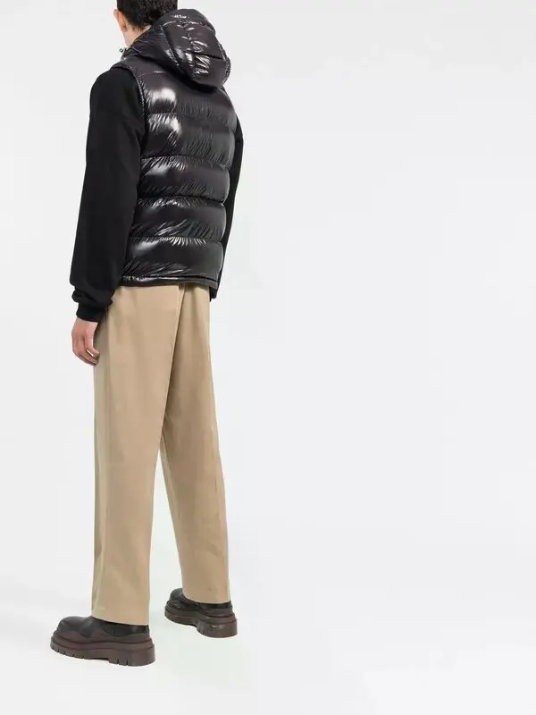 Moncler Bormes Hooded Gilet - Black