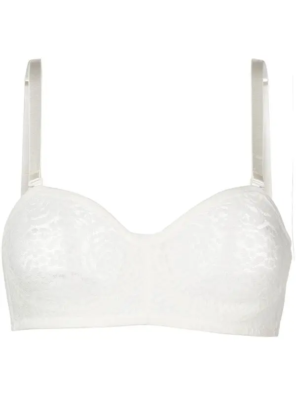 Wacoal Lace Balconette Bra - White