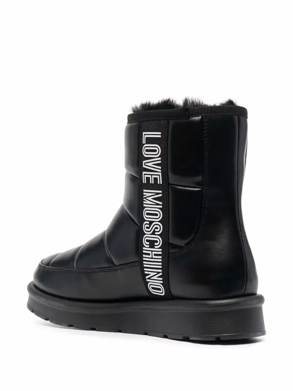 Moschino Logo Chunky Boots