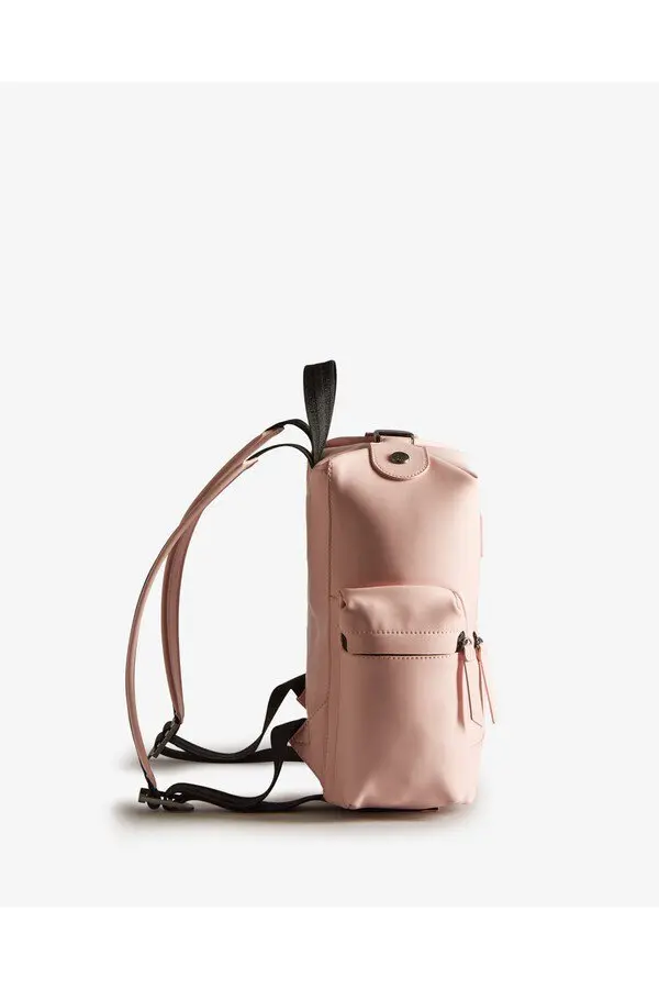 Hunter Mini Top Clip Backpack Rubberized Leather