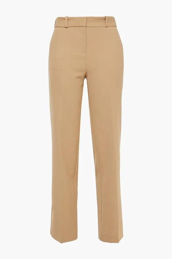 Maje Stretchcrepe Straightleg Pants - Sand