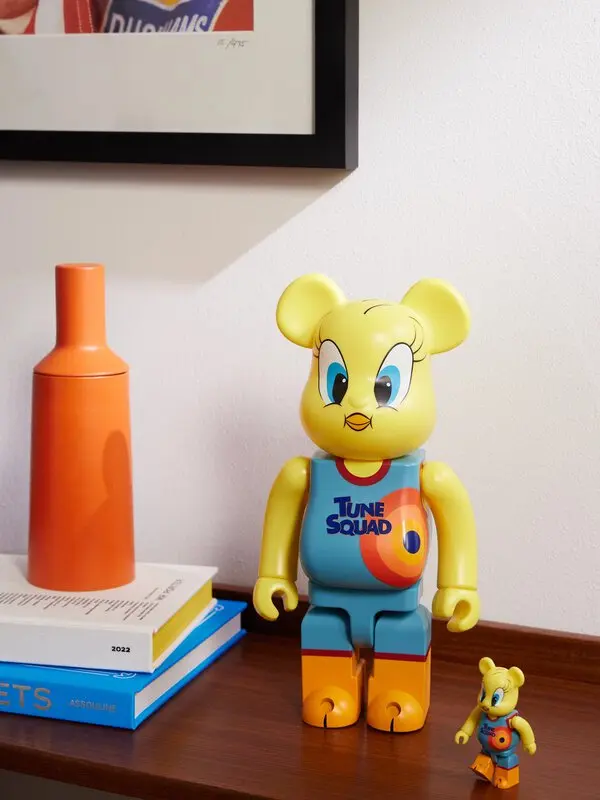Be@Rbrick Space Jam Tweety 100% 400% Printed Pvc Figurine