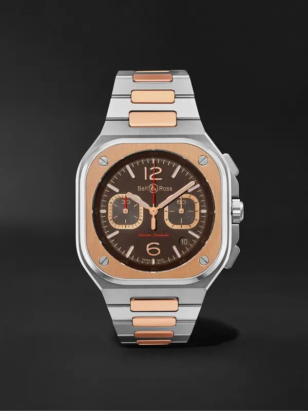 BELL & ROSS Br 05 Limited Edition Automatic Chronograph 42mm Watch - Brown