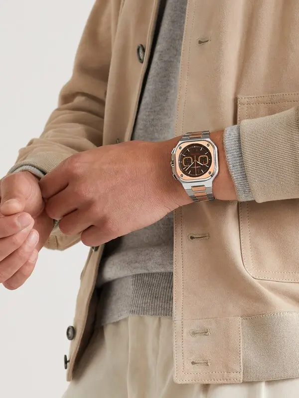 BELL & ROSS Br 05 Limited Edition Automatic Chronograph 42mm Watch - Brown