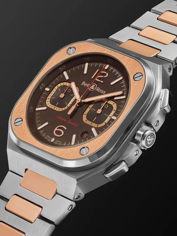 BELL & ROSS Br 05 Limited Edition Automatic Chronograph 42mm Watch - Brown