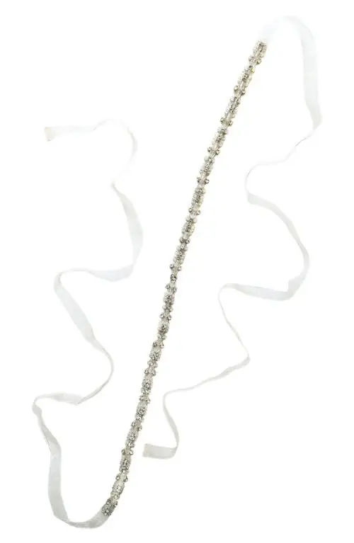 Brides & Hairpins Ruth Crystal Sash - Silver