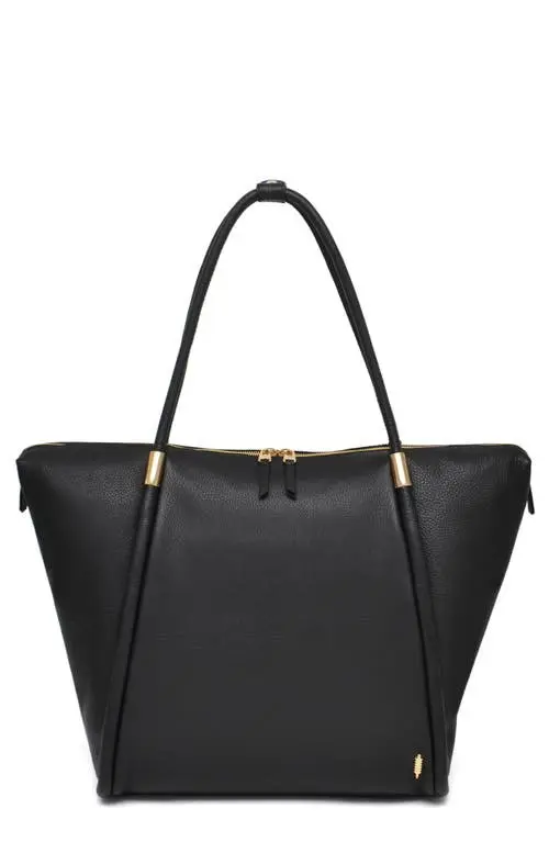 THACKER Darcy Leather Tote - Black