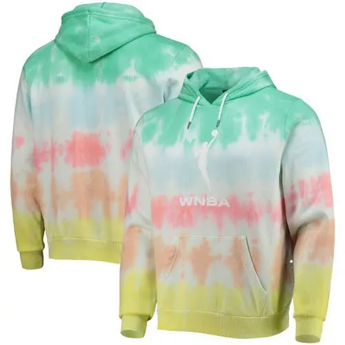 THE WILD COLLECTIVE Coral Wnba Logowoman Pride Pullover Hoodie