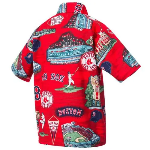 Reyn Spooner Boston Sox Scenic Button-down Shirt