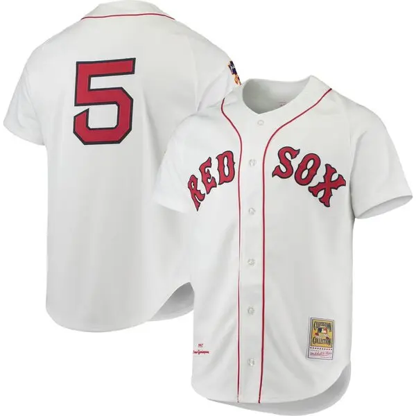 Mitchell & Ness Nomar Garciaparra Boston Red Sox 1997 Cooperstown Collection Authentic Jersey