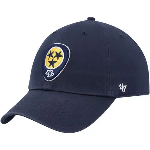 '47 Nashville Predators Logo Clean Up Adjustable Hat - Navy