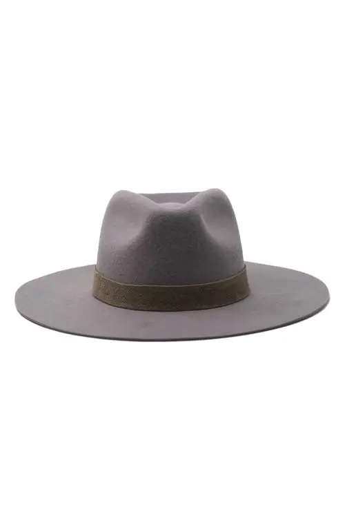 WYETH River High Crown Wool Fedora
